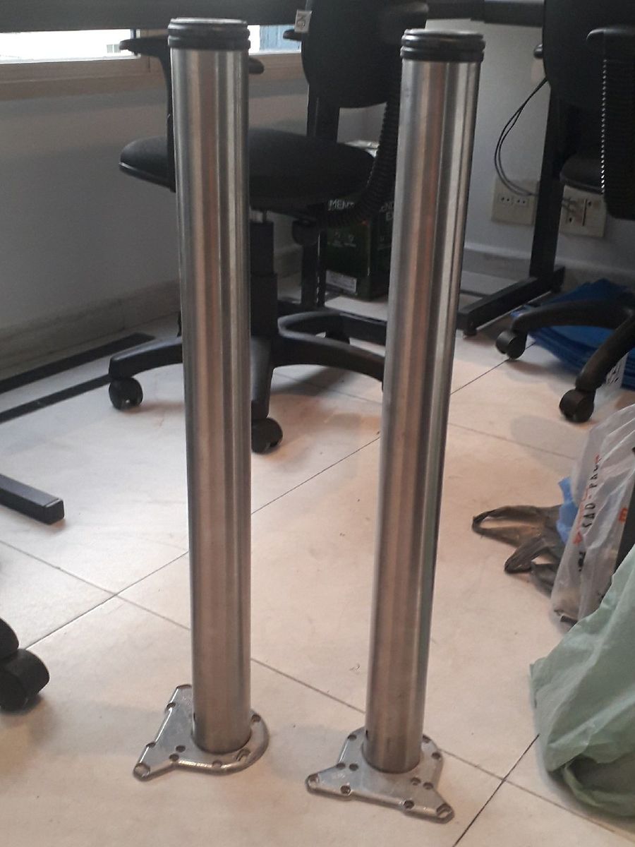 02 Bases para Mesa Inox | Mesa Usado 80426814 | enjoei
