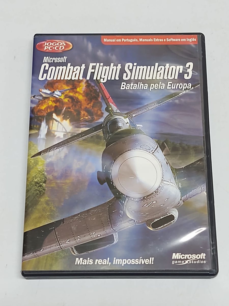 02 Jogos Pc Cd Rum Combat Flight Simulator 3 | Jogo de Videogame Jogo ...