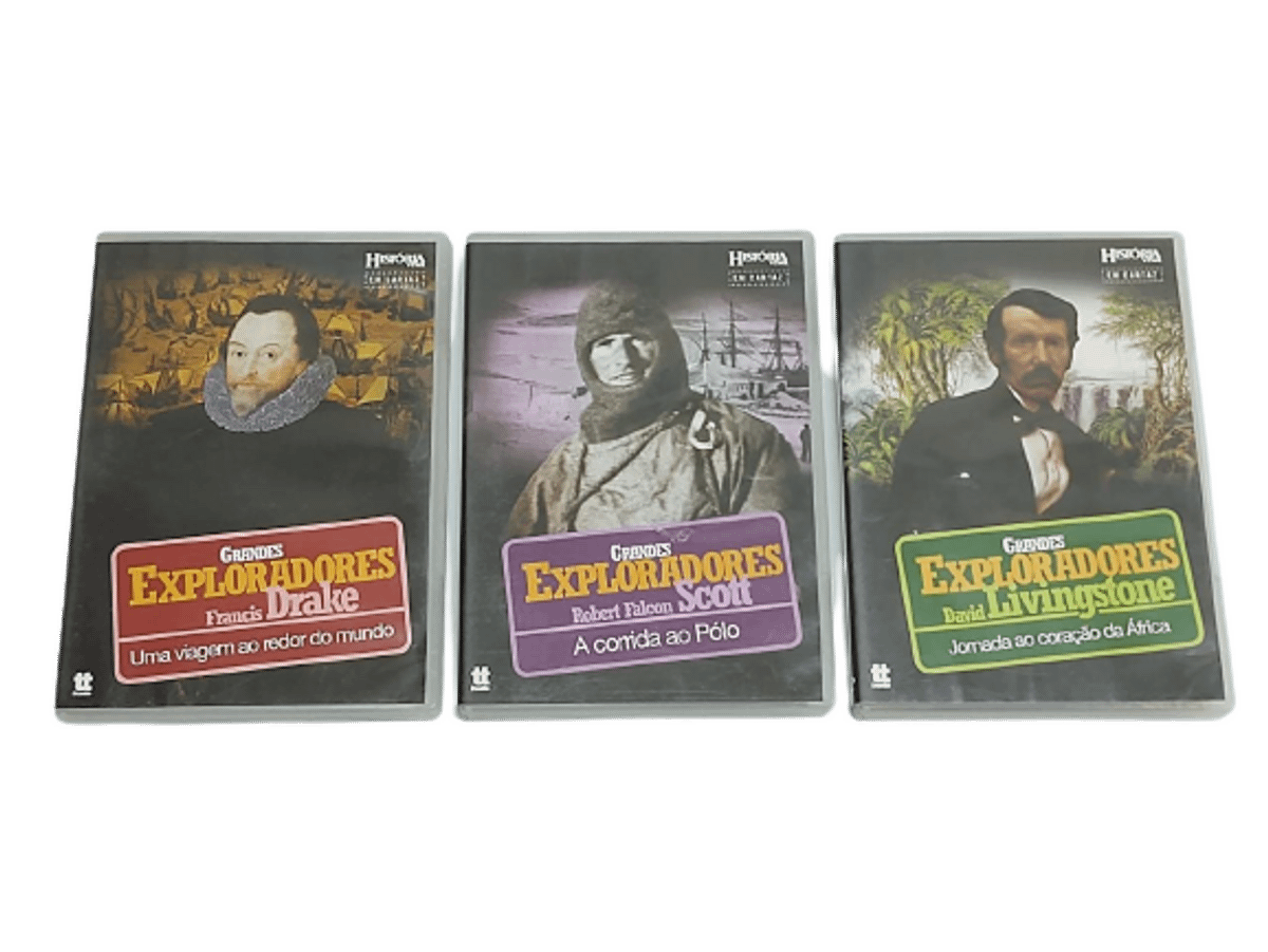 03 Dvds Grandes Exploradores Vol 2, 3 e 6 Legendado | Filme e Série Dvd ...