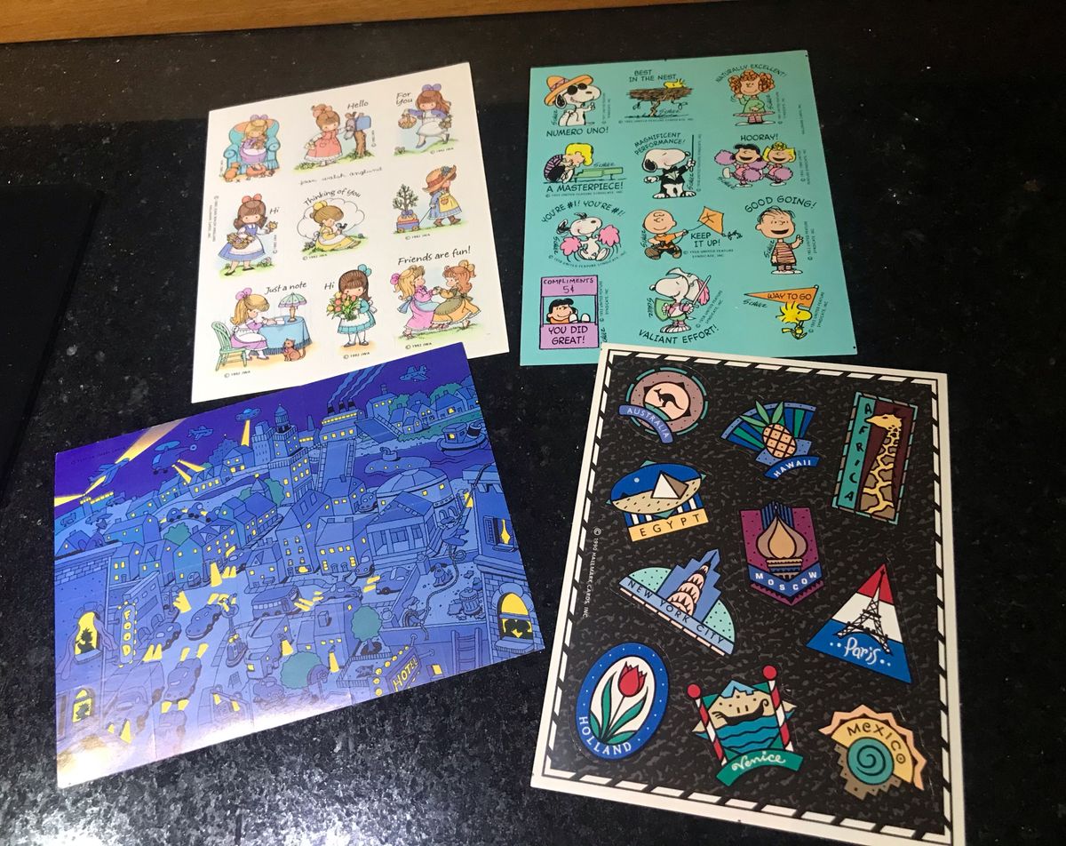 04 Cartelas De Adesivos Da Disney Item De Papelaria Disney Nunca Usado 74302627 Enjoei