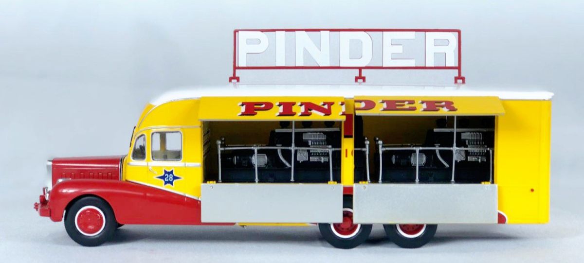 1/43 Caminhão Bernard 28 Ano 1951 Central Eletrica Pinder Circus Europa ...