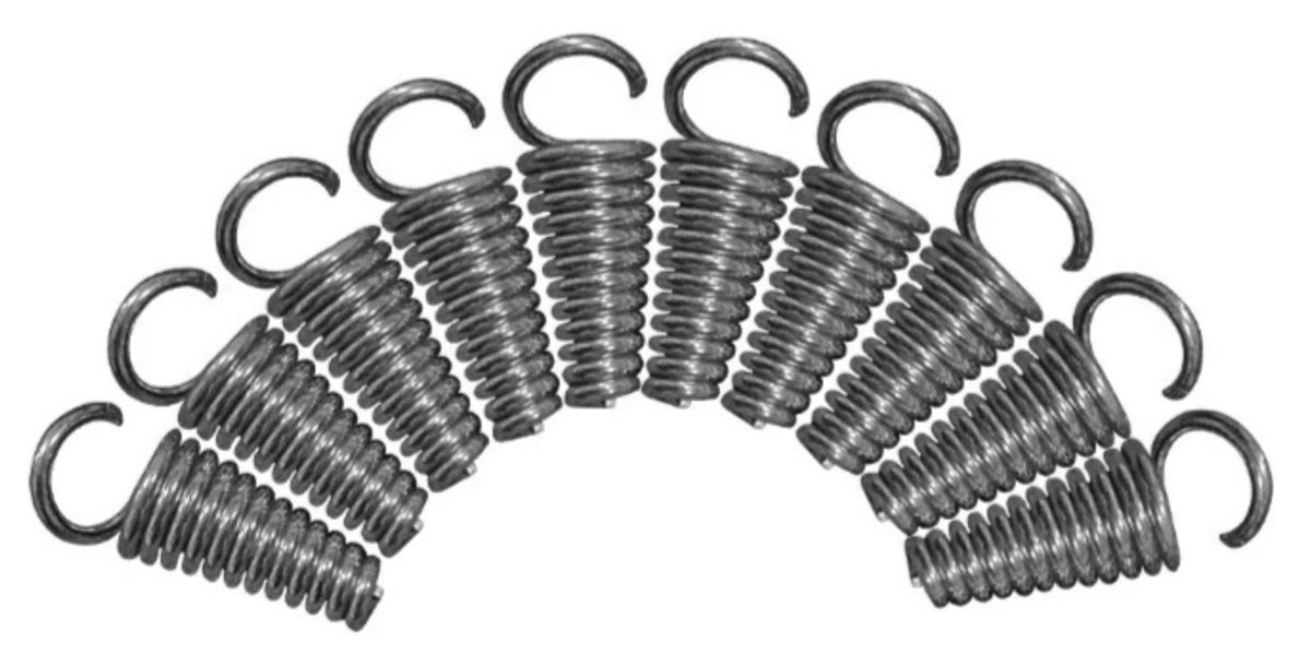 10 Molas Varal Aço Galvanizadas | Item de Decoração Abc Varais Nunca ...