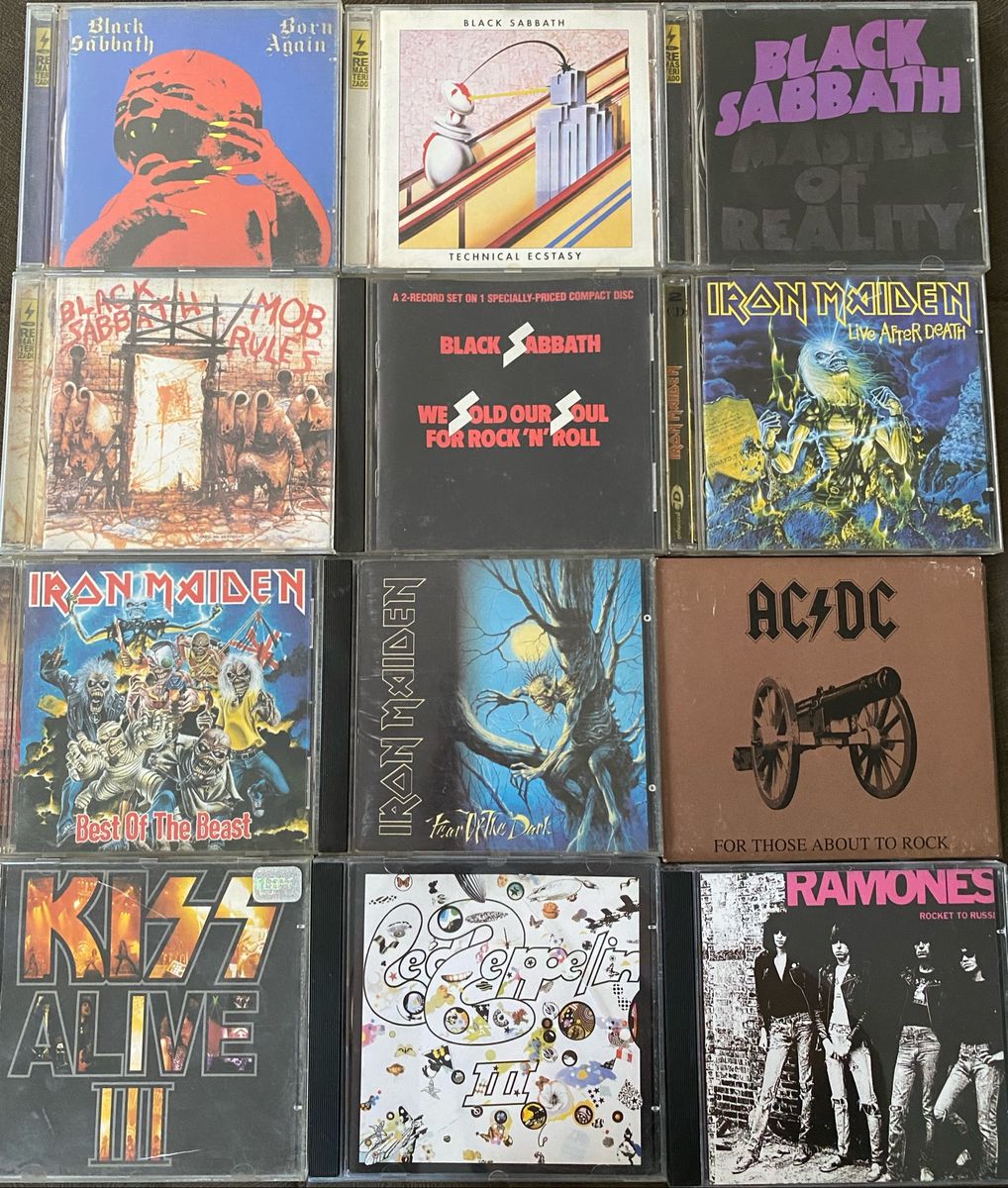 12 Cds Hard Rock - Alguns Dos Melhores de Todos Os Tempos | Item de ...