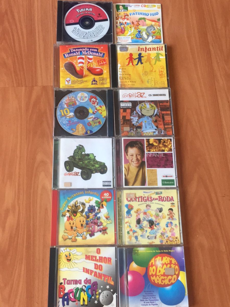 12 Cds Infantis Incluindo Cds com Sucessos Infantis | Item de Música ...
