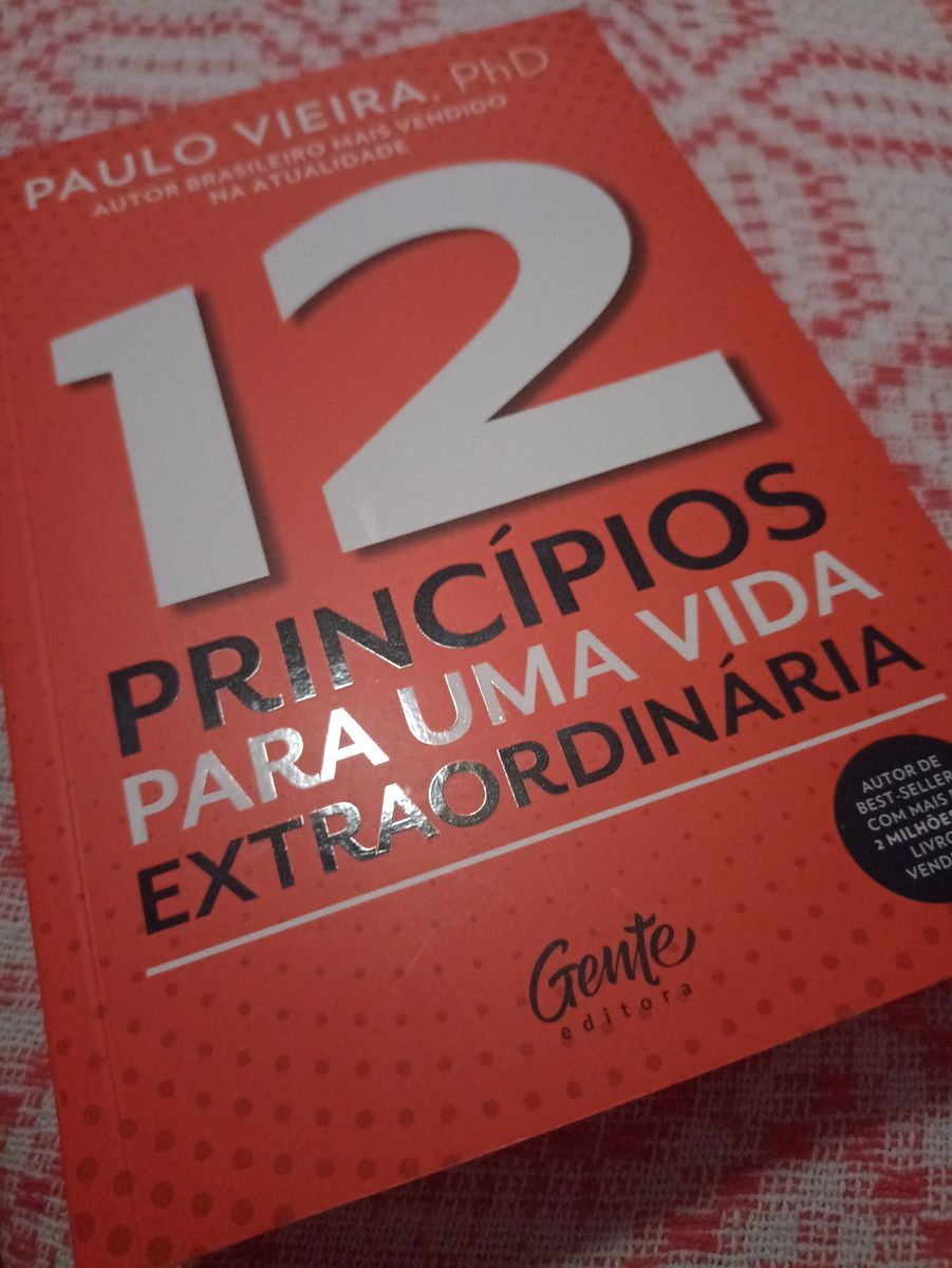 12 Princípios para Uma Vida Extraordinária | Livro Editora Gente Usado 82069101 | enjoei