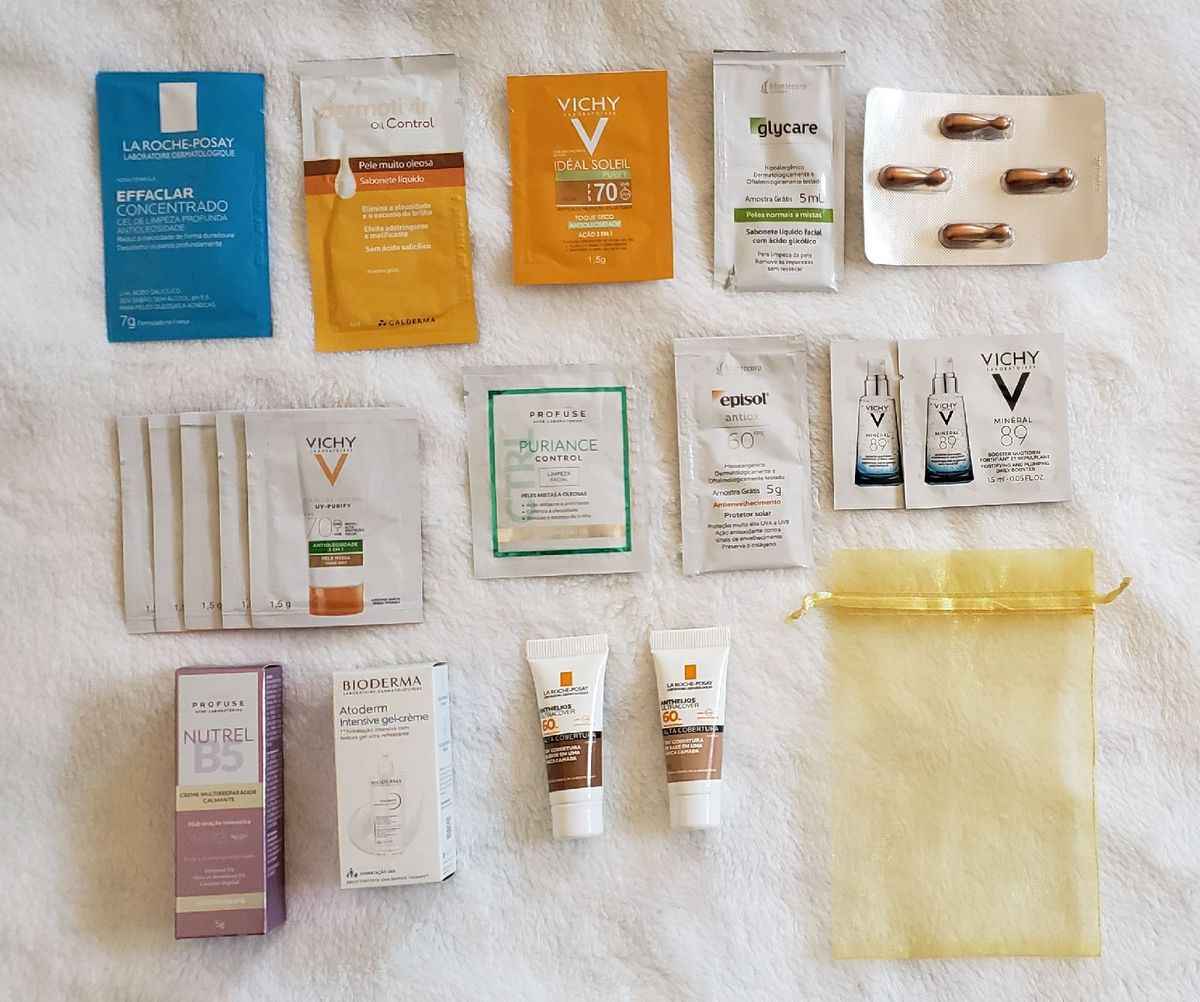 #13 Kit Skincare Pele Média | Cosmético Feminino La Roche Posay, Vichy ...