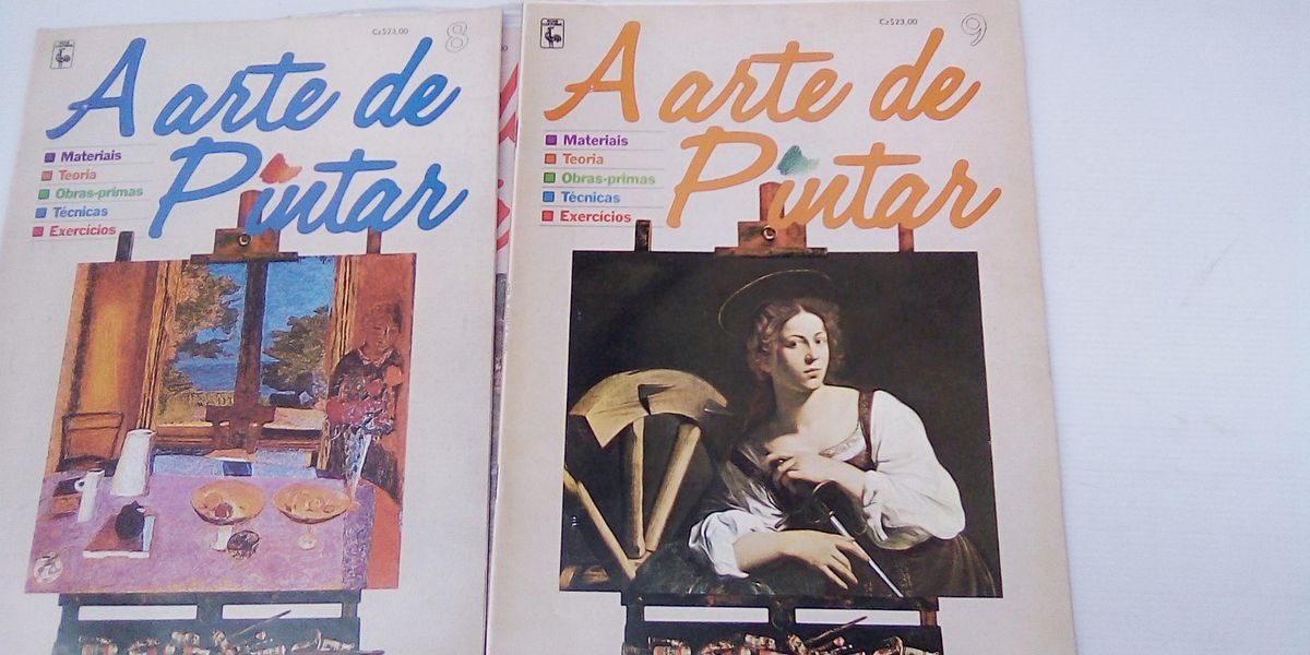 16 Fascículos - a Arte de Pintar - Materiais - Teoria - Obras-primas | Livro Usado 75738864 | enjoei