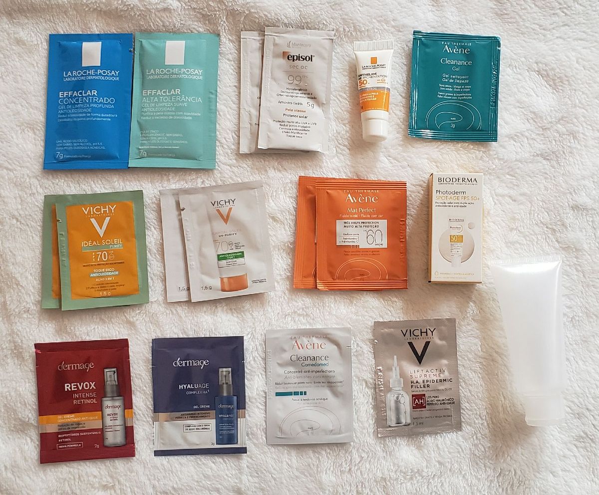 #18 Kit Skincare Rosto | Cosmético Feminino La Roche Posay, Bioderma ...