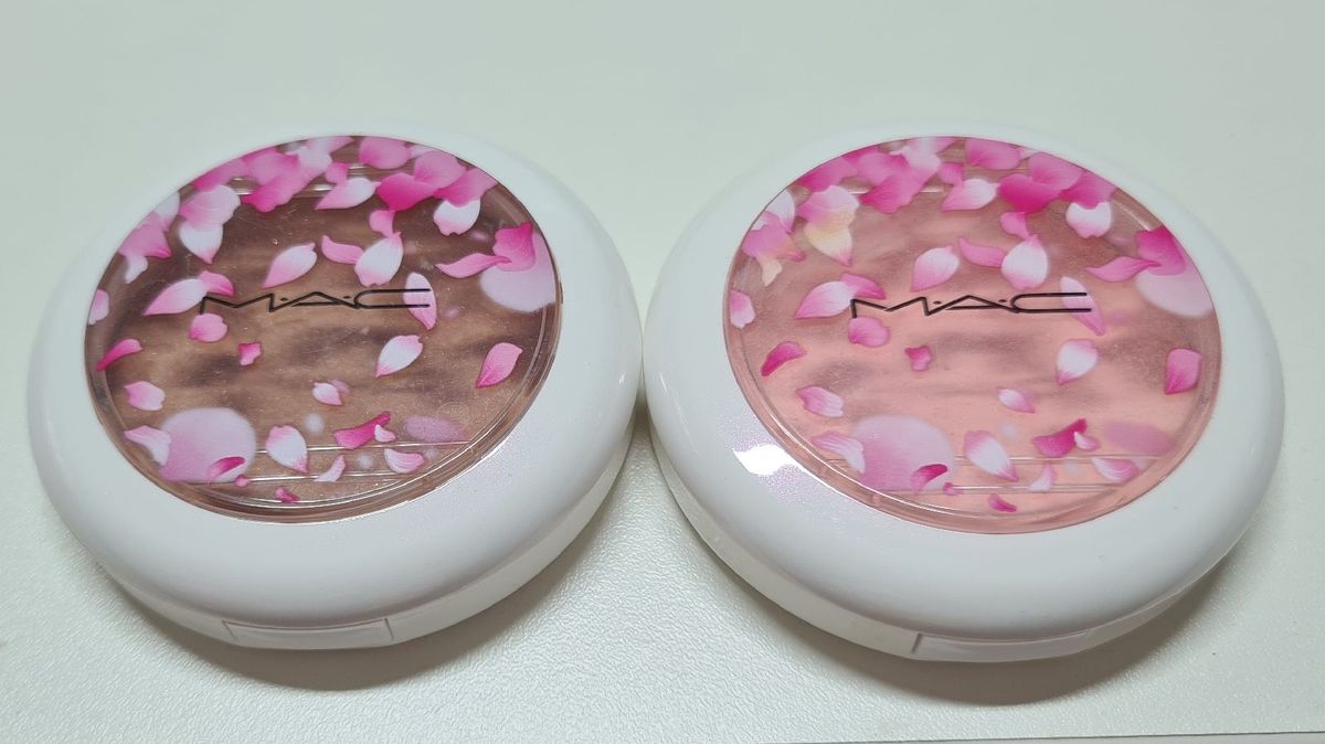 2 Blushes Mac Originais Edicao Sakura | Maquiagem Feminina Mac Usado ...