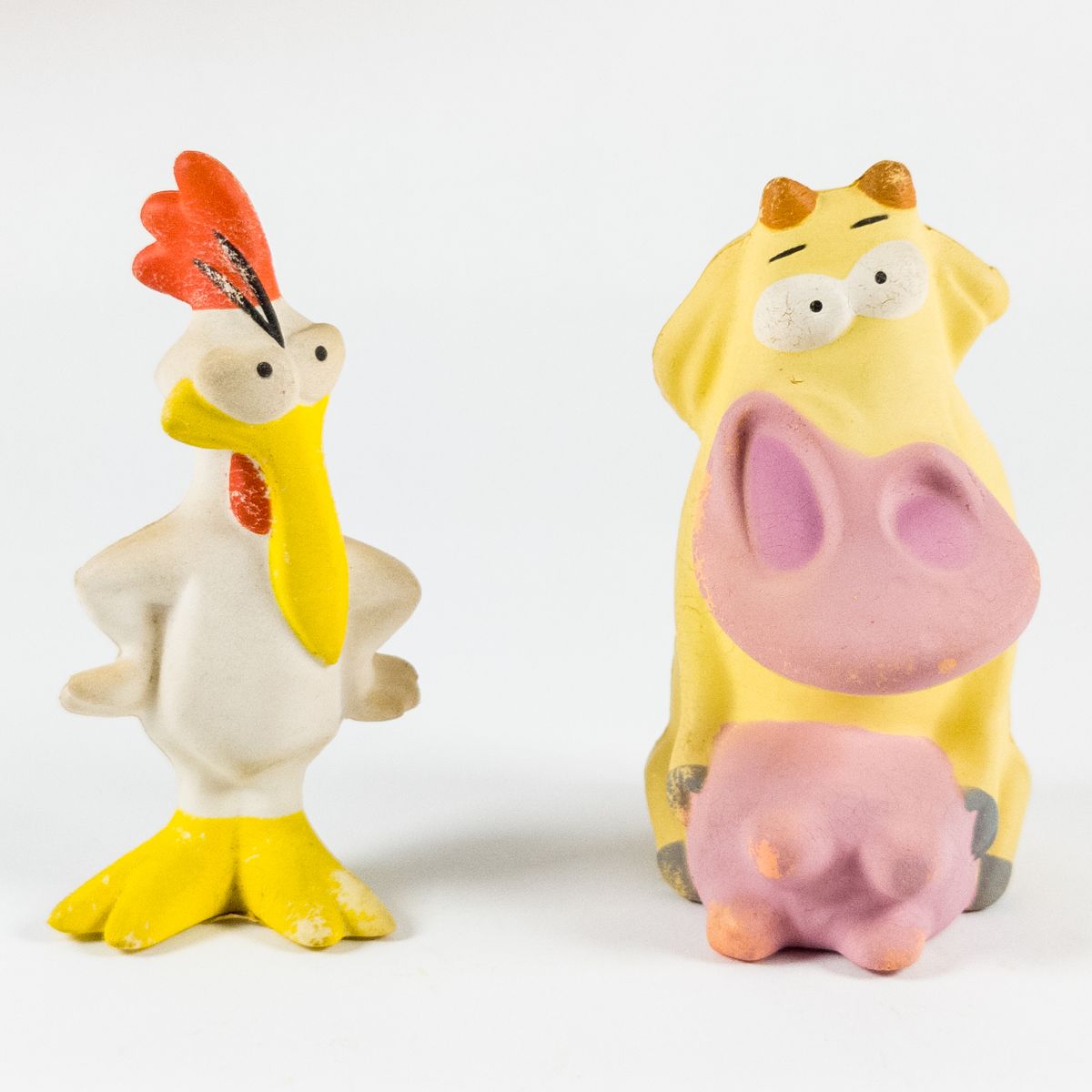 2 Bonecos a Vaca e O Frango Cartoon Network Espuma | Brinquedo Cartoon ...