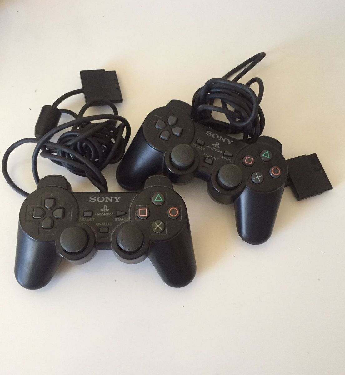 2 Controles Ps2 Sony Original Preto Usado | Acessório p/ Videogame Sony ...