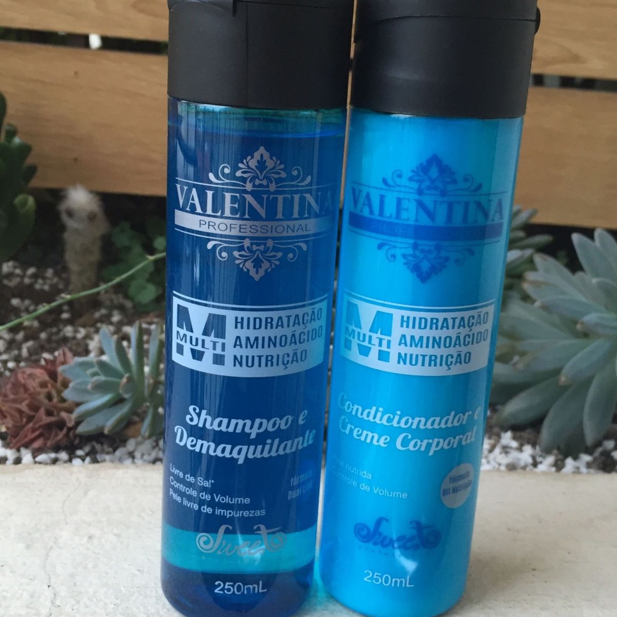 2 em 1 Shampoo e Demaquilante Facial + Condicionador e Creme Corporal ...