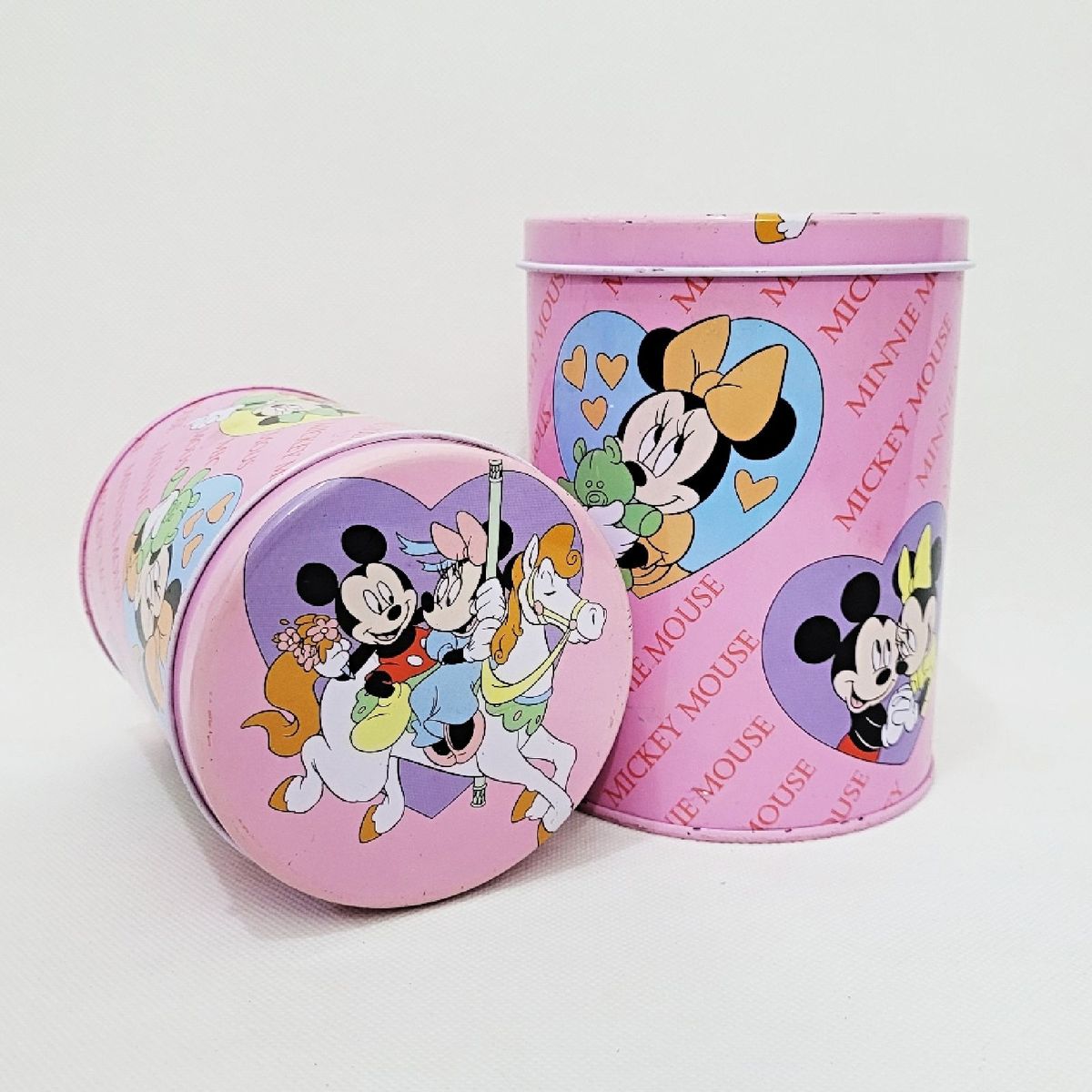 2 Latas Vintage Disney Minnie E Mickey Produto Vintage E Retro Disney