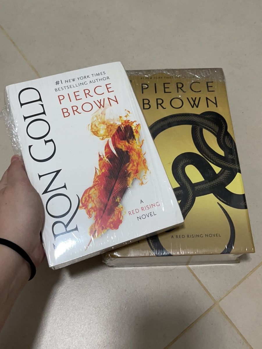 2 Livros da Sequência Fúria Vermelha (red Rising) - Iron Gold e Dark ...