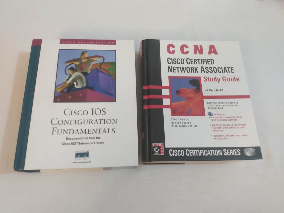 2 Livros Informática Cisco Ios Configuration Fundamentals e Ccna Cisco Certified Network ...