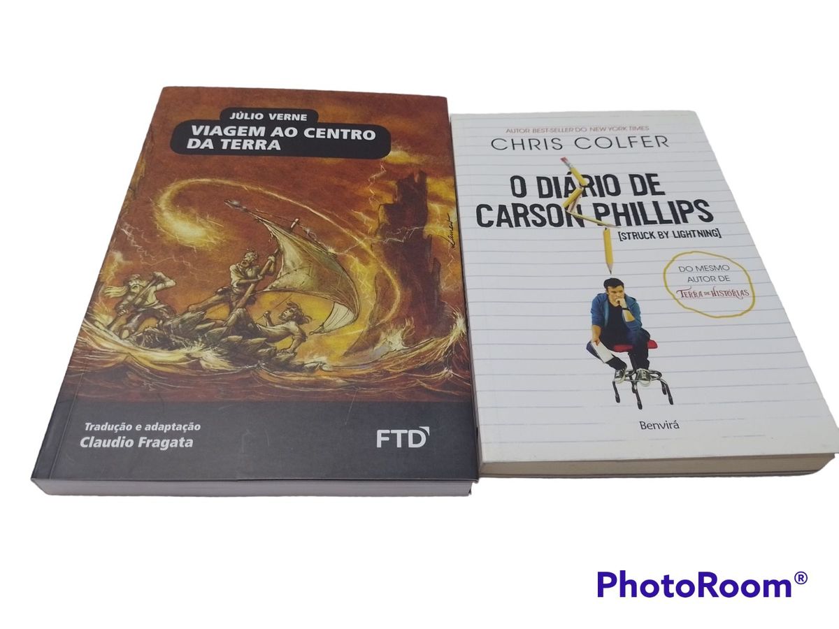2 Livros: Viagem Ao Centro da Terra - O Diário de Carson Phillips ...