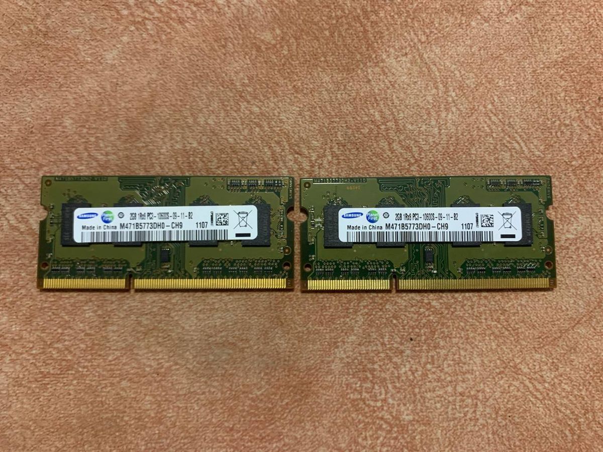 2 Memórias Ram de 2gb (cada) para Mac Book Pro | Item Info & Eletro ...