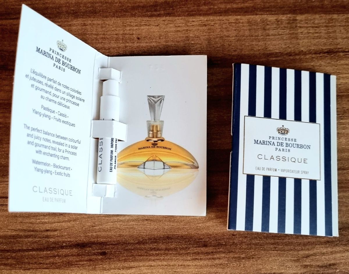 2 Perfumes Princess Marina de Bourbon de 1ml | Perfume Feminino Marina ...