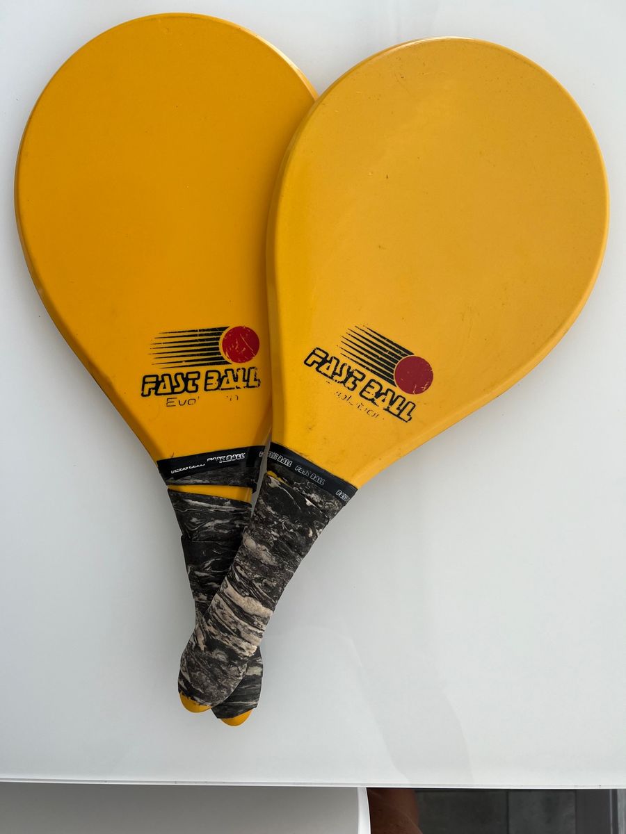 2 Raquetes Frescobol Fastball | Item p/ Esporte e Outdoor Fastball ...