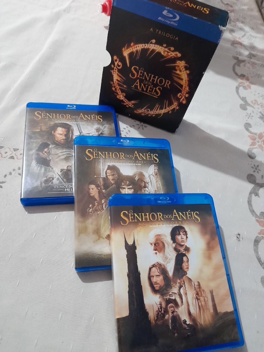 2 Trilogias O Senhor Dos Anéis em Blu-ray e O Hobbit | Filme e Série Usado 64140281 | enjoei