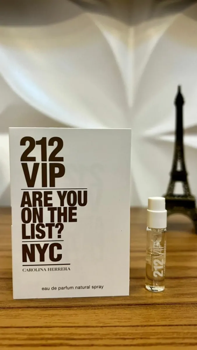 212 Vip - Amostra - Original 1,5ml | Perfume Feminino Carolina Herrera Nunca Usado 81107163 | enjoei