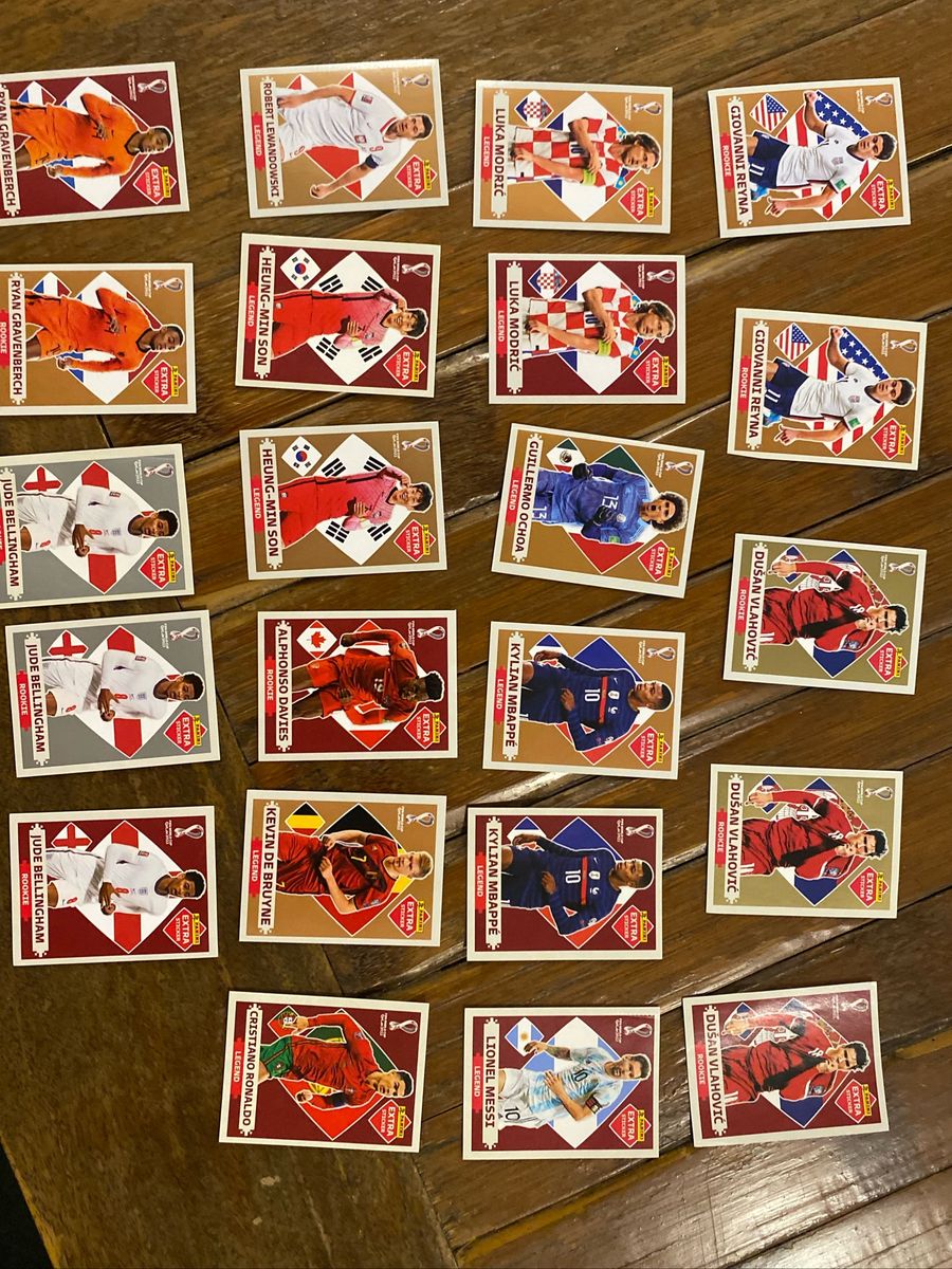 22 Figurinhas Legends Copa do Mundo 2022 | Item Infantil Panini Nunca ... 22 Figurinhas Legends Copa do Mundo 2022 | Item Infantil Panini Nunca ...