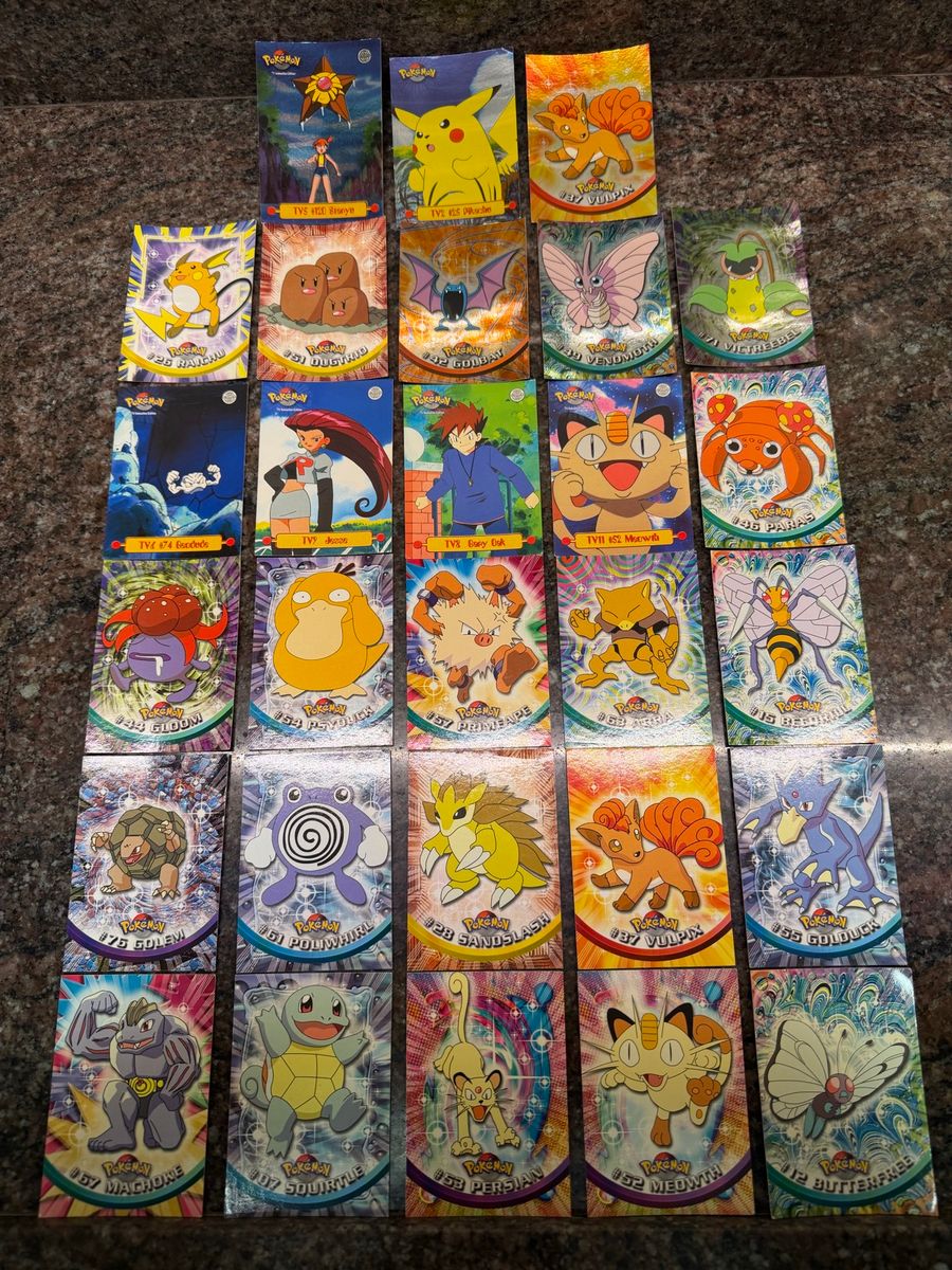 28 Cartas Pokémon Tv Animation Edition Série 1 | Produto Vintage e ...