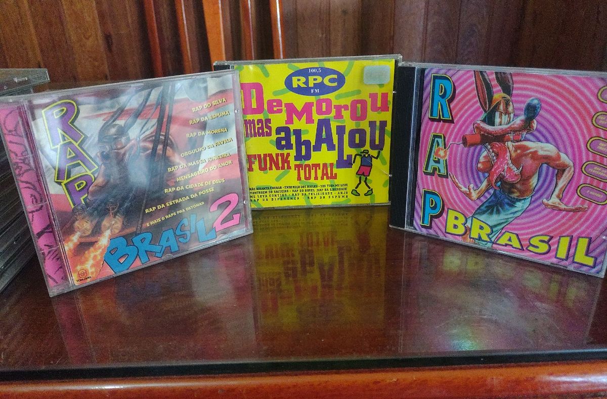 3 Cds Raríssimo de Rap - Rap Brasil 1&2 , Rpc Demorou Mais Abalou Funk Total | Item de Música ...
