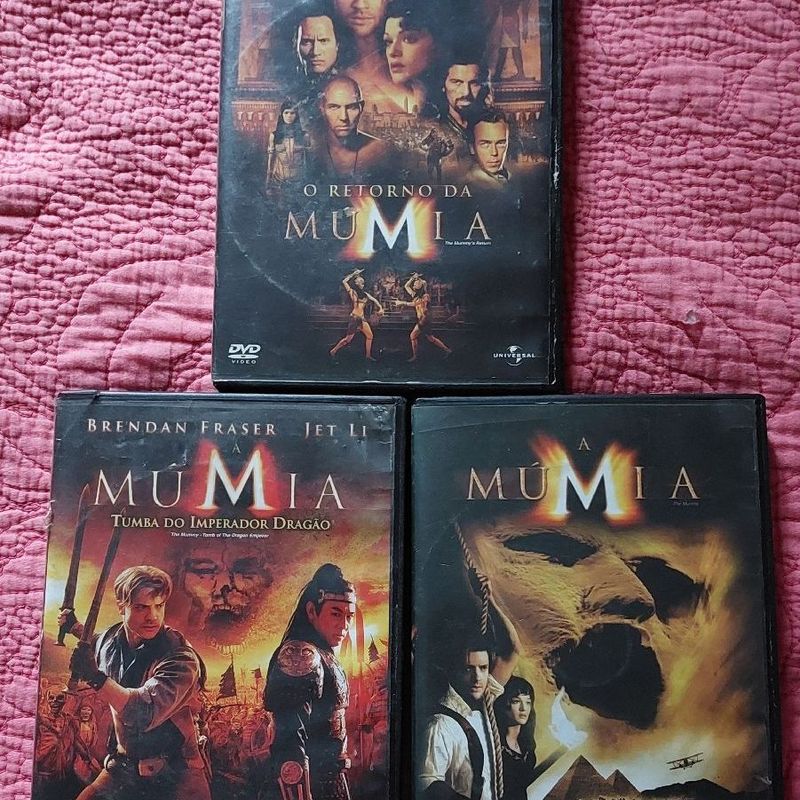 Dvd Da Trilogia Da Mumia DVDs Trilogia A Múmia 5 Discos Edições