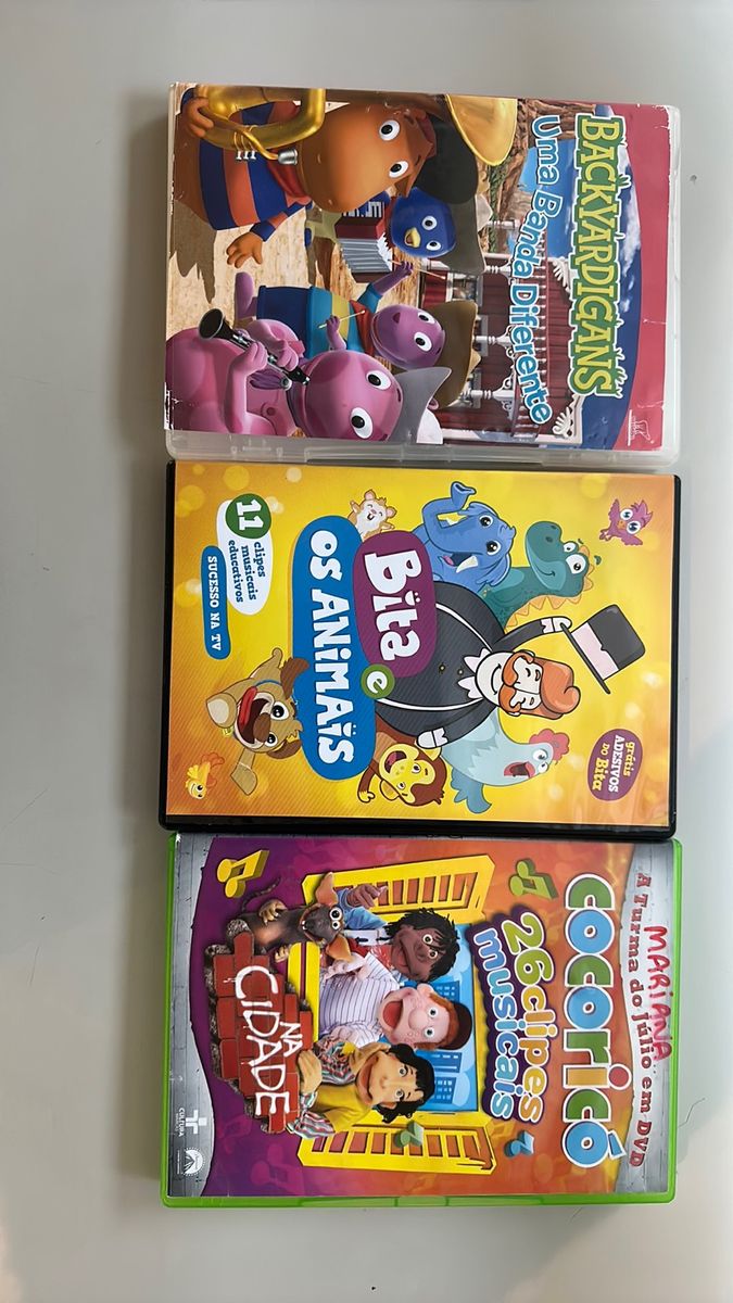 3 Dvds, Dvd Bita e Os Animais, Backyardigans Uma Banda Diferente e ...