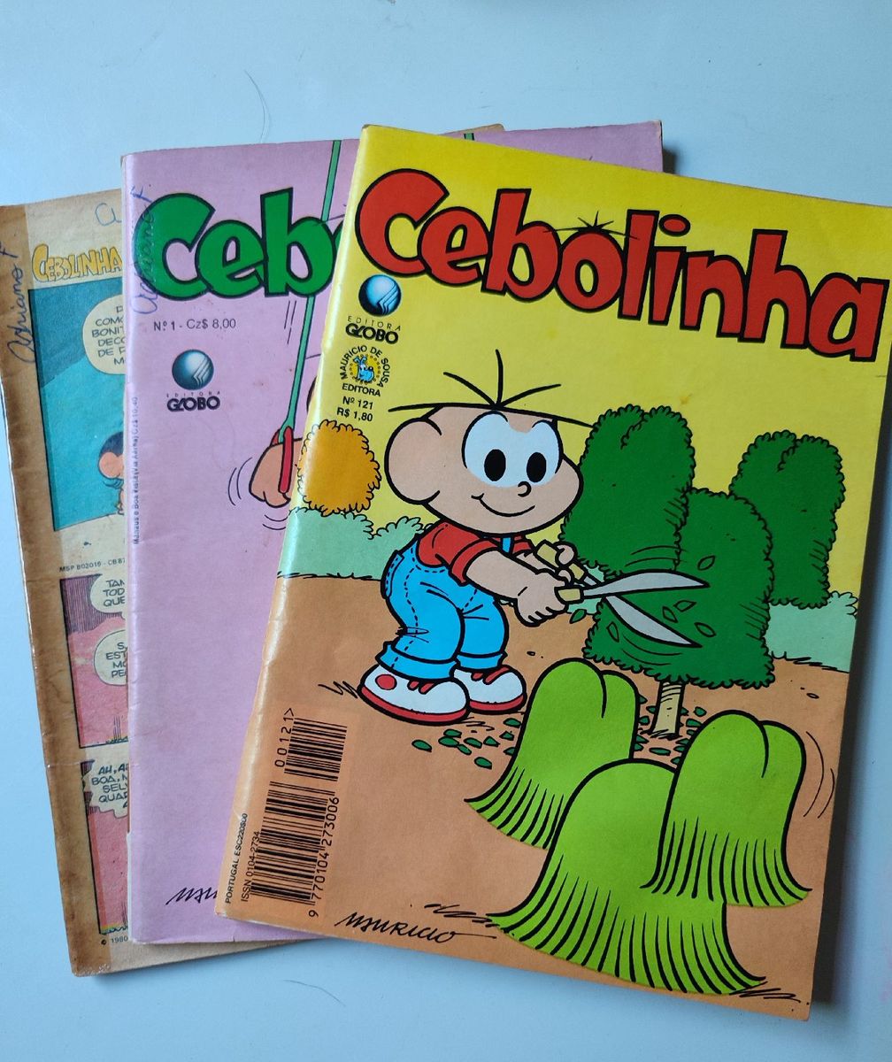 3 Gibis do Cebolinha Turma da Mônica | Livro Turma Da Mônica Usado ...