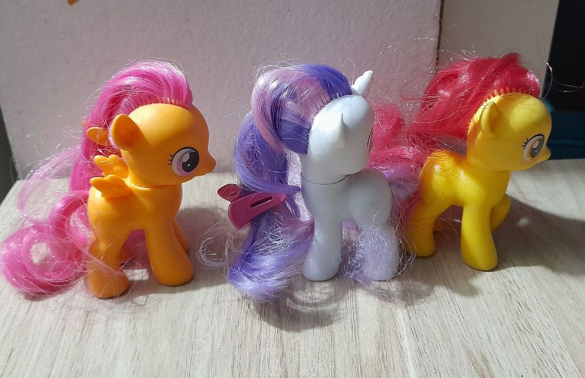 3 Pequenas Pôneis de My Little Pony: Apple Bloom, Scootaloo e Sweetie ...