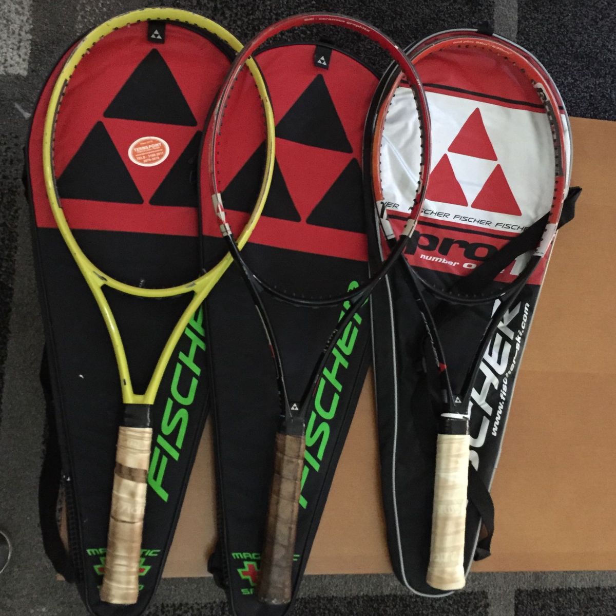 3 Raquetes de Tennis - Fischer Pro Number 1 | Item p/ Esporte e Outdoor ...
