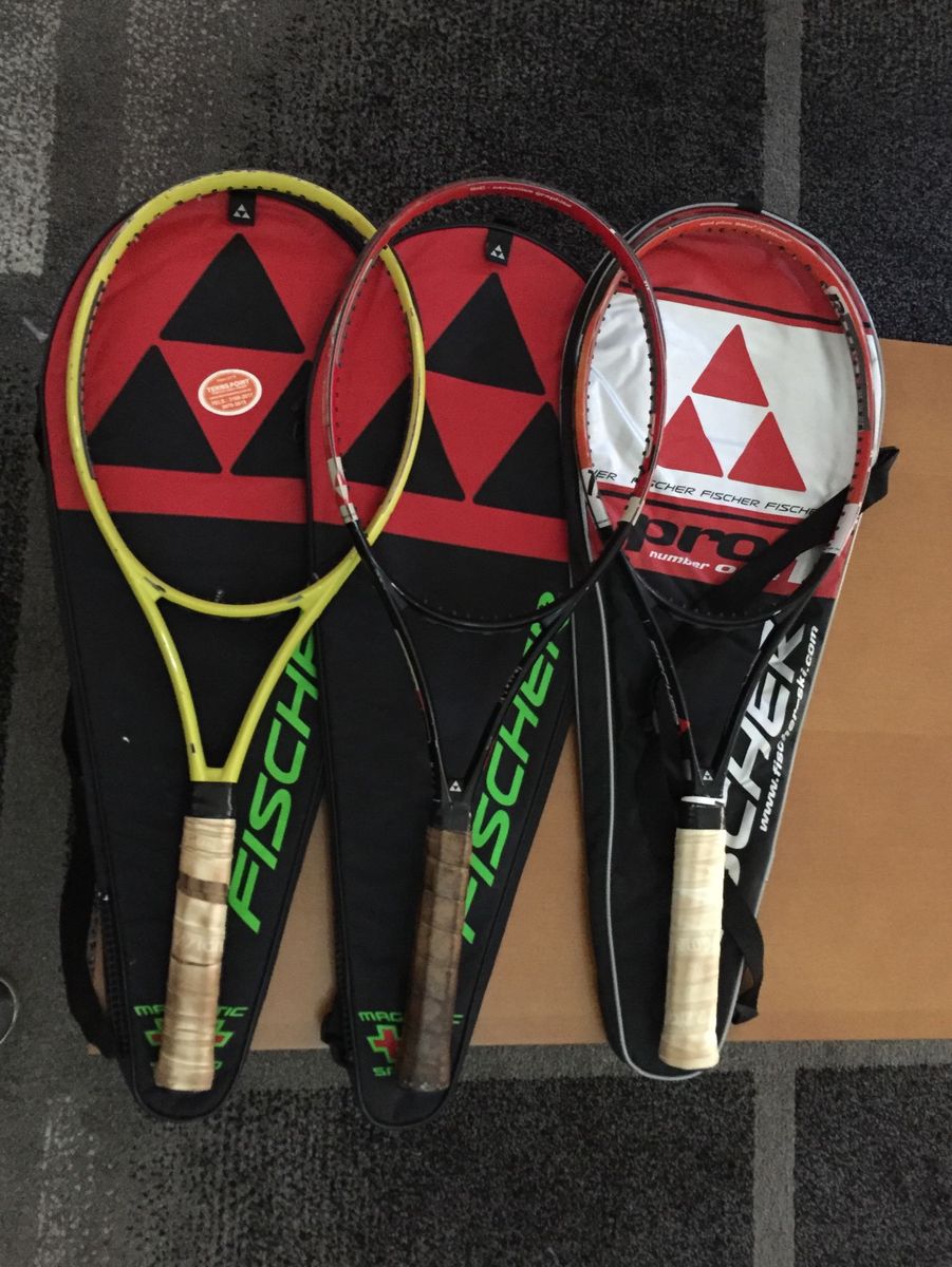 3 Raquetes de Tennis - Fischer Pro Number 1 | Item p/ Esporte e Outdoor ...