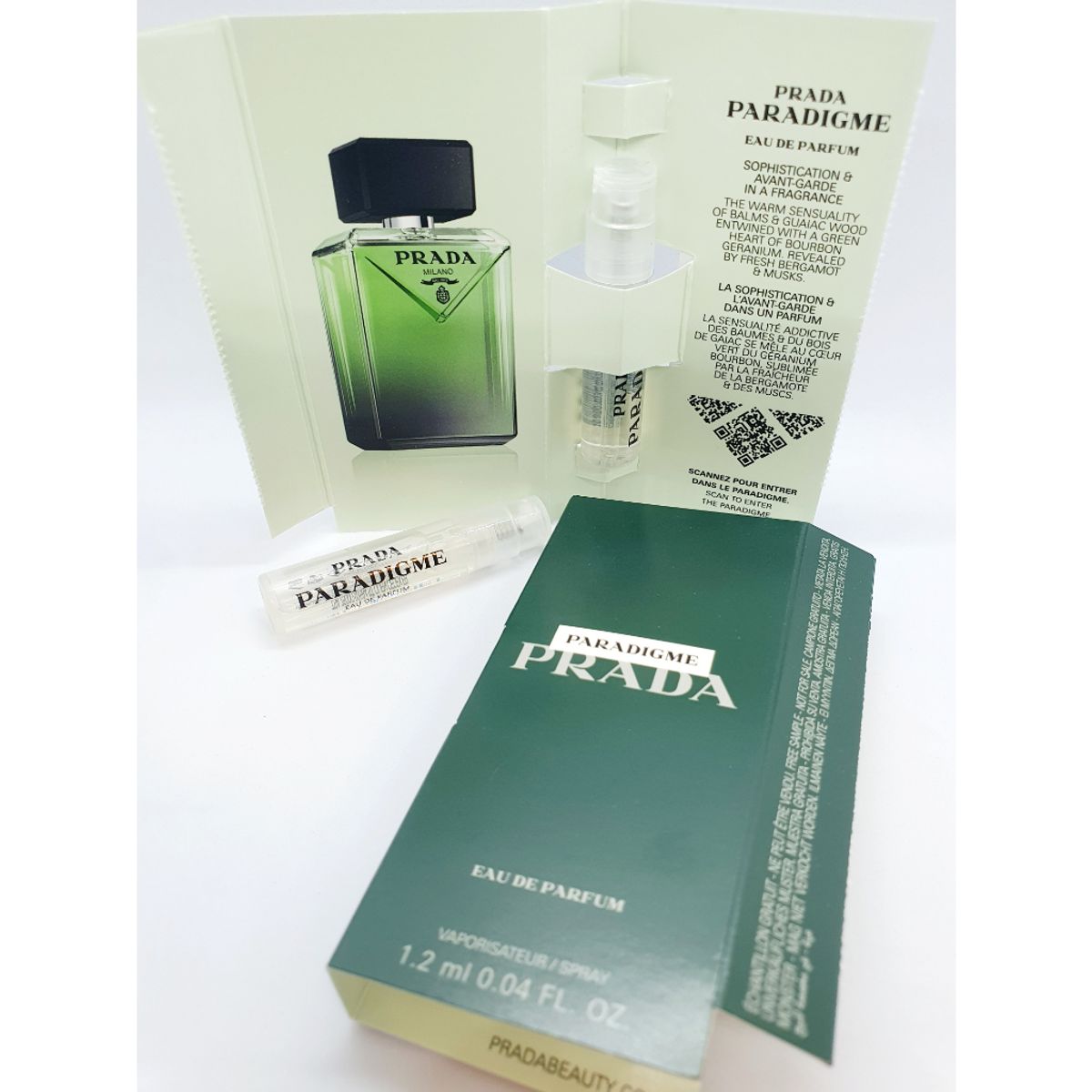 3 Unidades Perfume Prada Paradigme 1,2ml | Perfume Masculino Prada ...