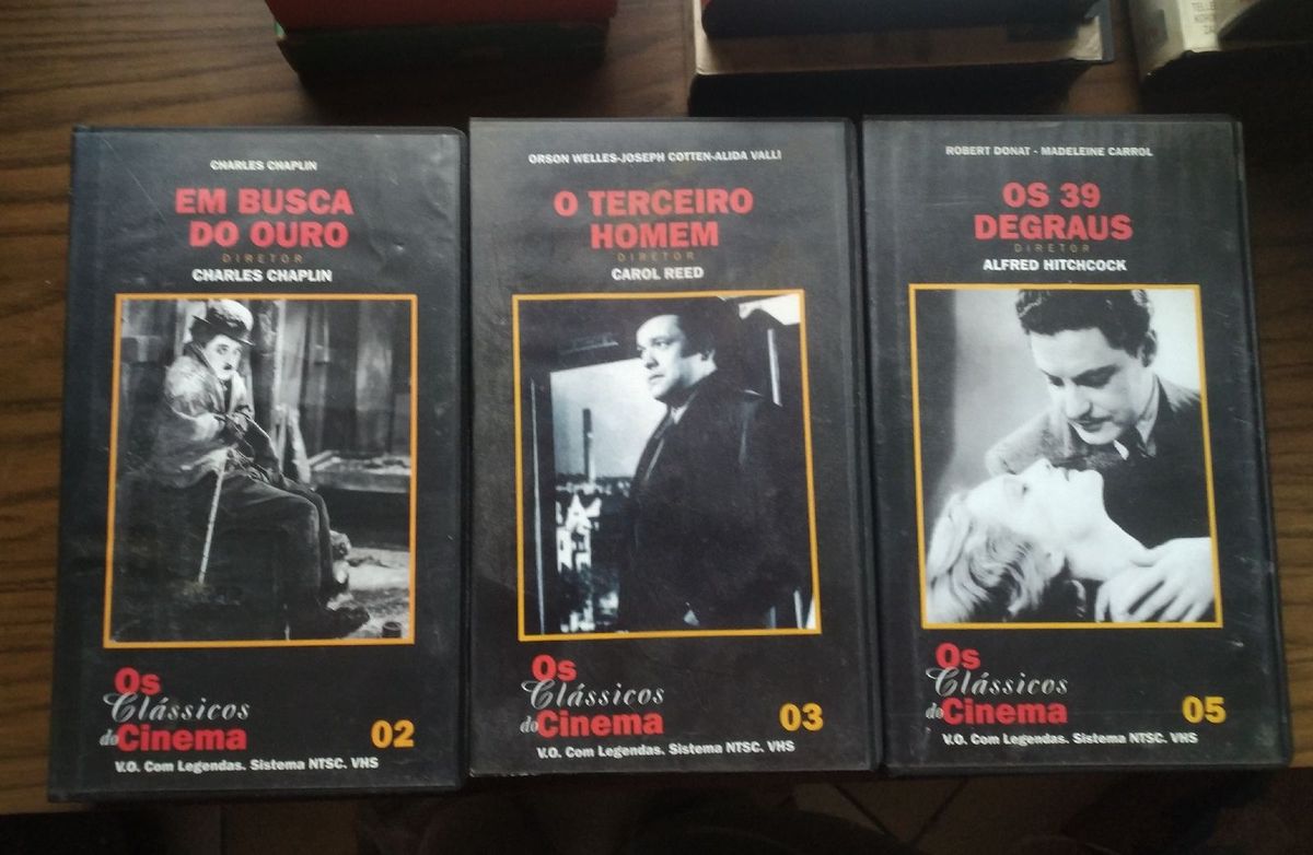 3 Vhs - Os Clássicos do Cinema | Filme e Série Vhs Nunca Usado 77699080 ...