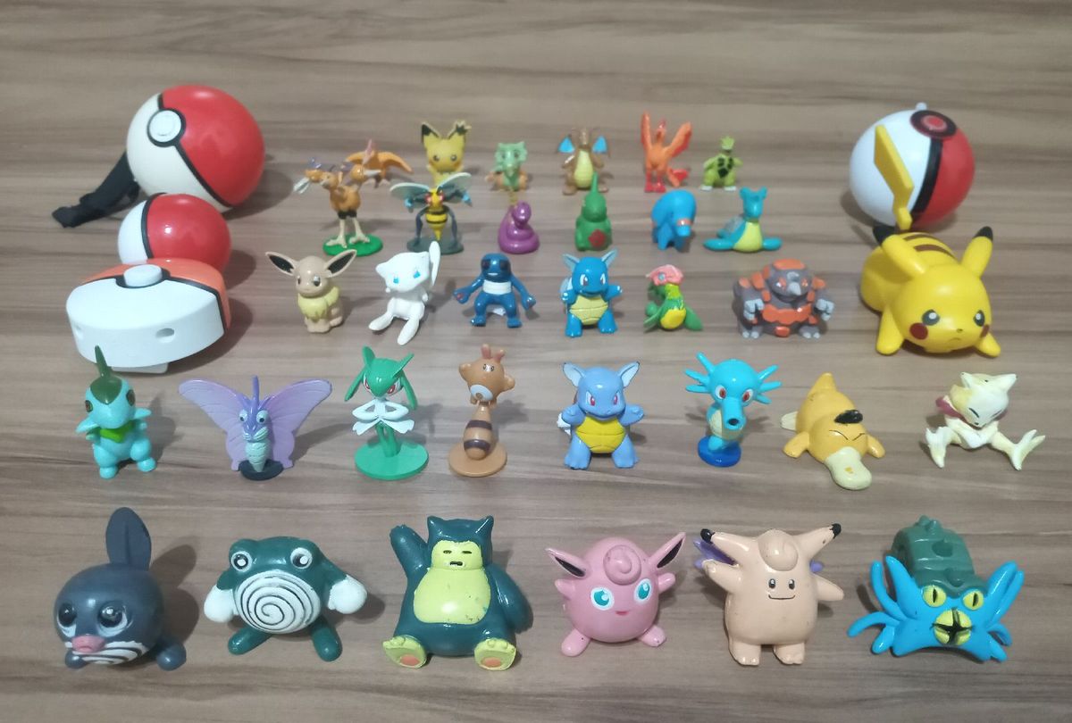 32 Grandes Miniaturas Pokémon | Item de Decoração Nintendo E Tomy Usado ...
