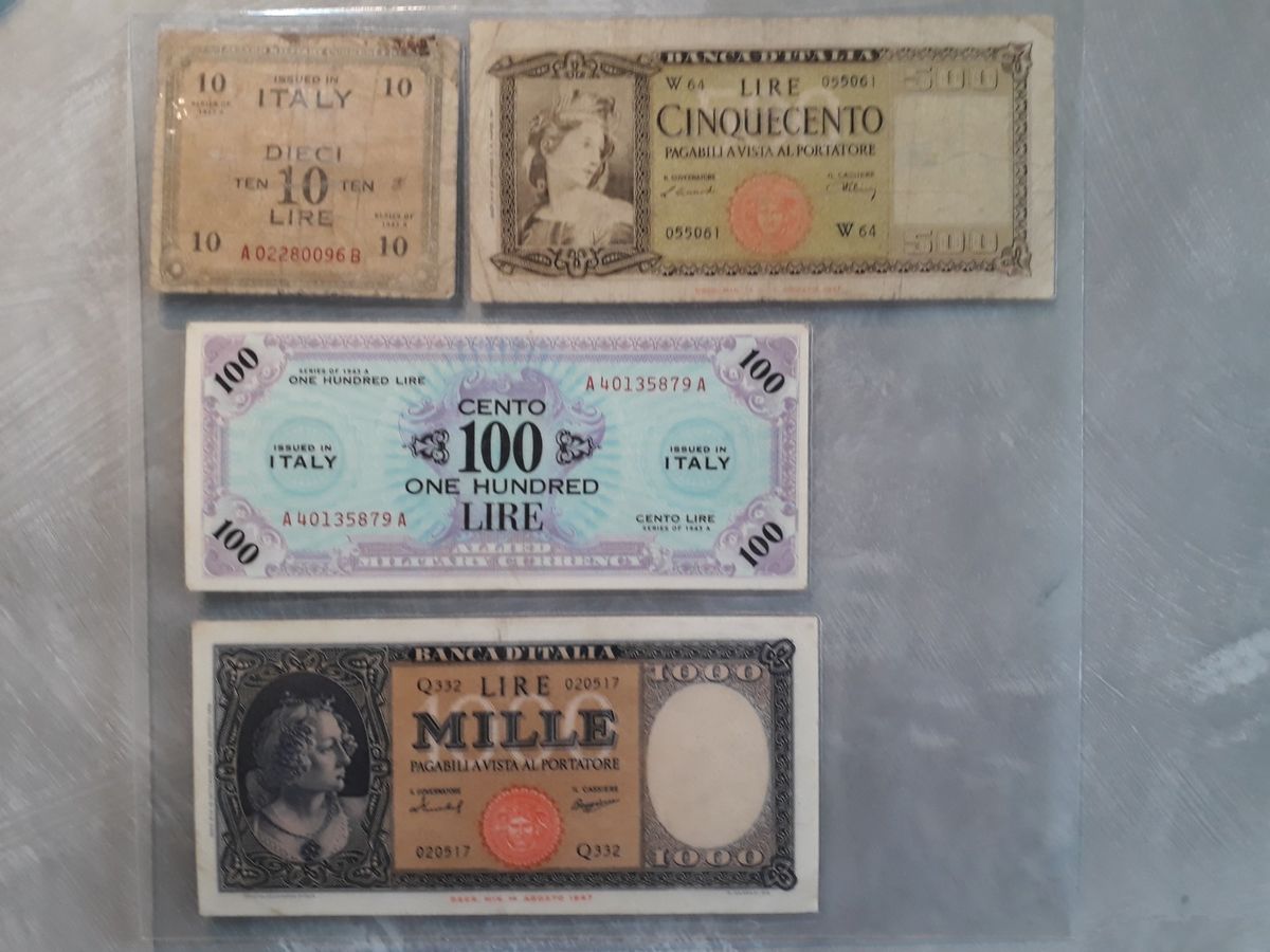 4-antigas-notas-dinheiro-liras-italianas-produto-vintage-e-retro