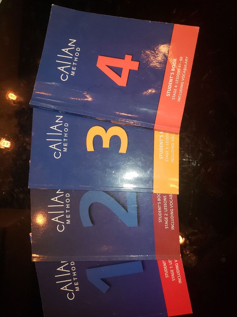 4 Livros de Ingles Callan Method Estagio 1/2/3/4 | Livro Callan Method Usado 69089604 | enjoei