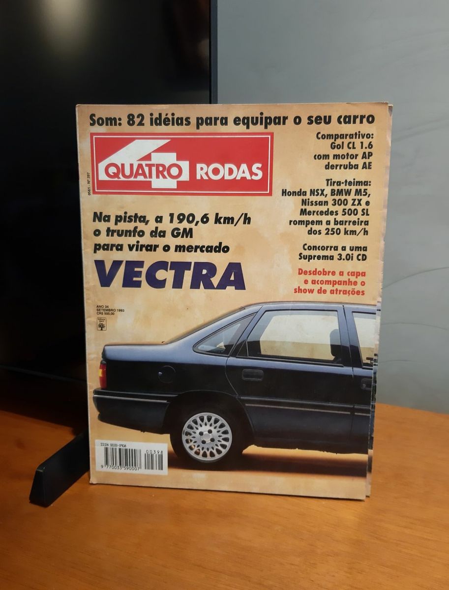 4 Rodas - Vectra - C/ Pôster | Livro Editora Abril Usado 90661256 | enjoei