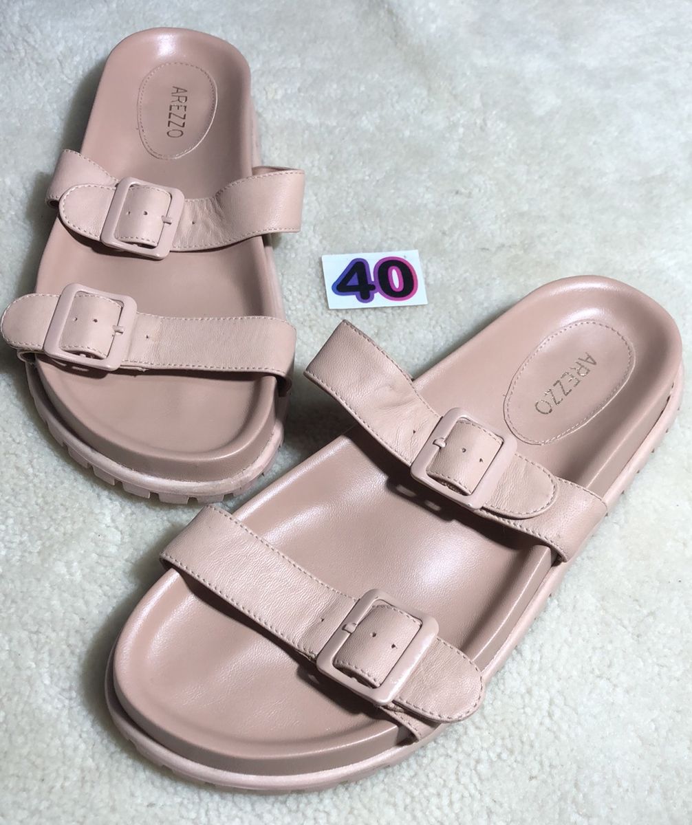 40 Papeti Arezzo Semi Nova Nudi Tratorara | Rasteira Feminina Arezzo ...