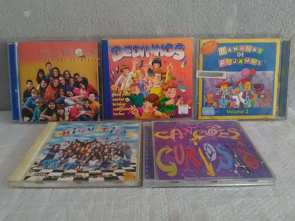 5 - Cds Músicas Infantis - Chiquititas | Item de Música Usado 72755792 ...