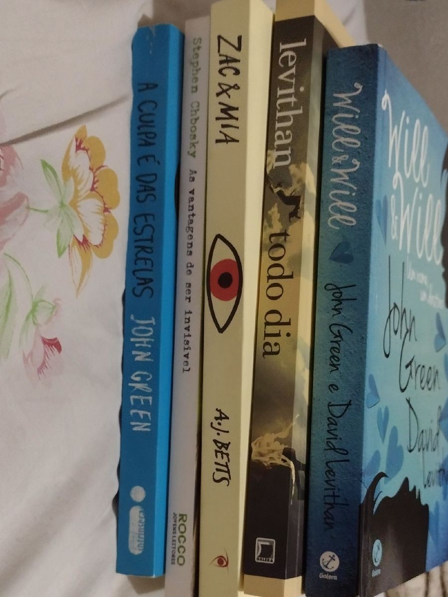 5 Livros Novinhos Ya - John Green, David Levithan, Todo Dia, Zack e Mia ...