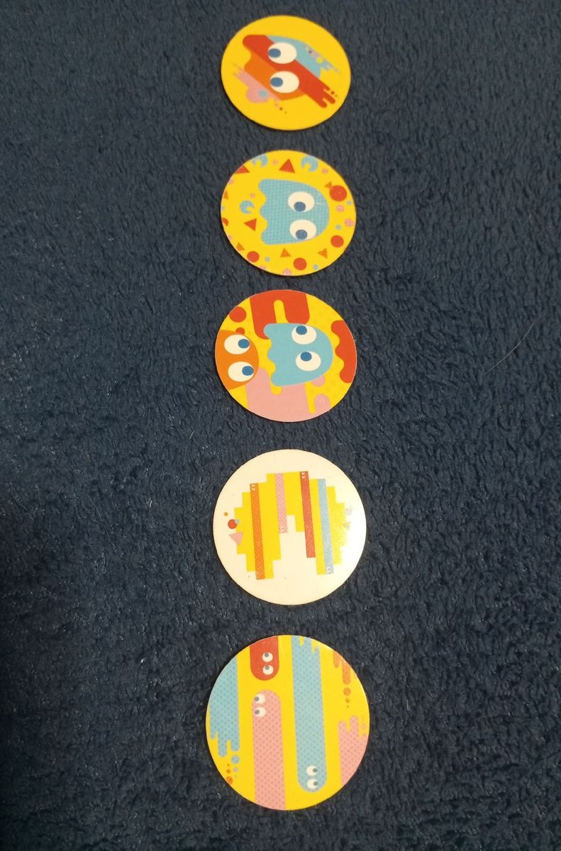 5 Tazos do Pac-man com a Elma Chips de Colecionador | Cacareco Pac Man ...