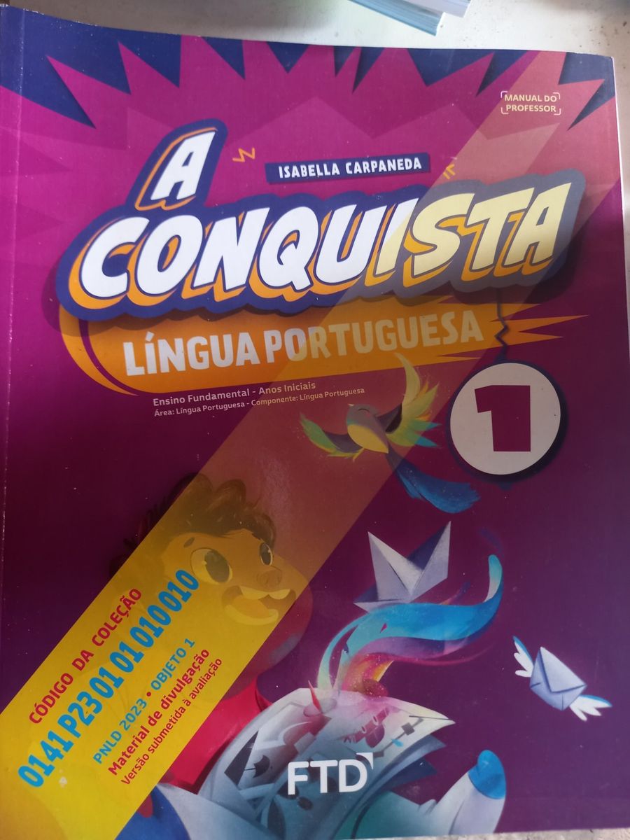 A Conquista Lingua Portuguesa 1 Isabella Carpaneda Livro do Professor | Livro Usado 83249556 ...