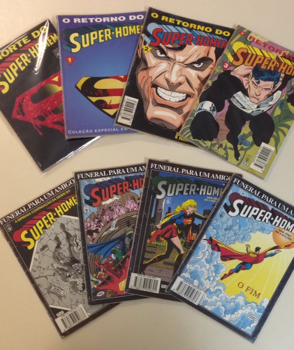 A Morte do Super-homem, O Funeral e O Retorno | Livro Abril Jovem Usado ...