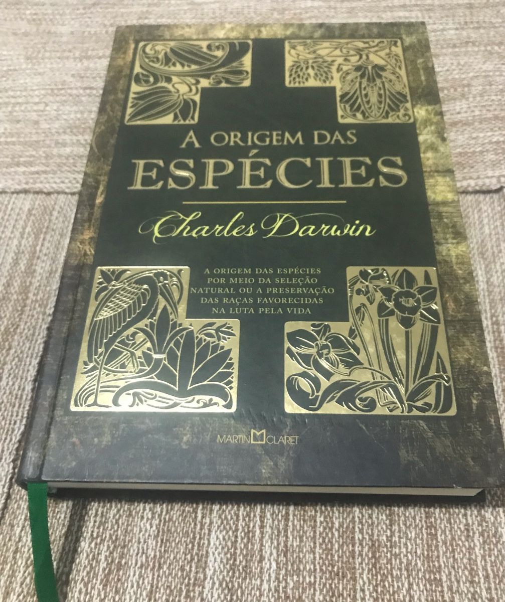 A Origem Das Espécies Charles Darwin | Livro Martim Clarete Usado ...