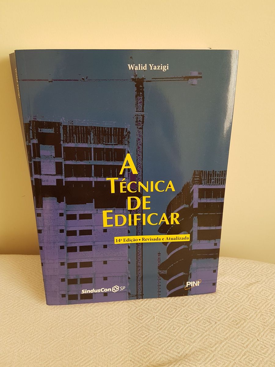 A Técnica de Edificar | Livro Pini Nunca Usado 19879362 | enjoei