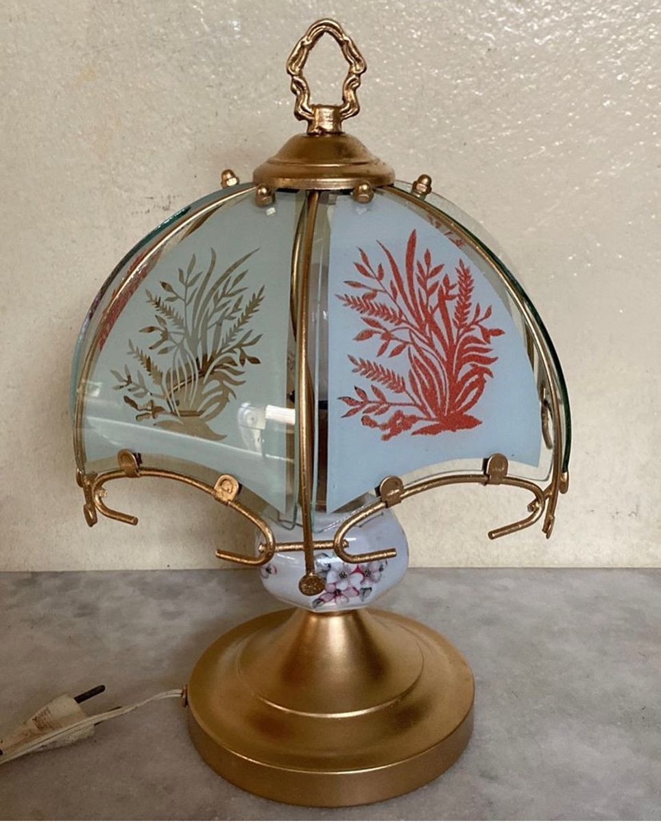 Abajur Antigo para Decoração | Móvel de Antiquário Usado 78960061 | enjoei