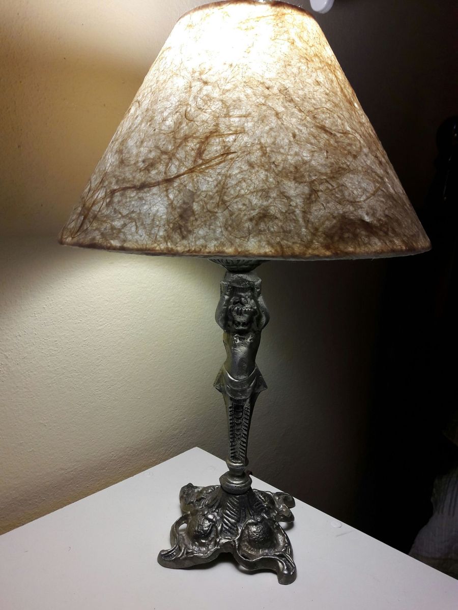 Abajur Frances Muito Antigo | Móvel de Antiquário Antigo Usado 20633961 ...